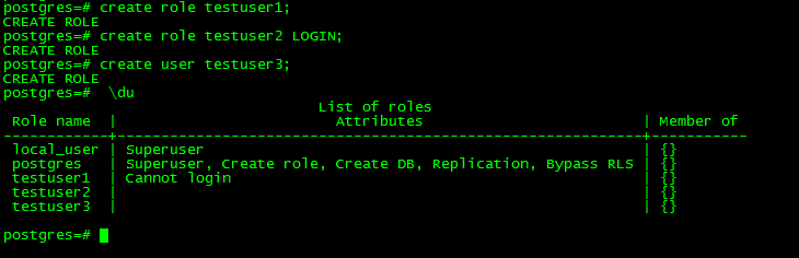 PostgreSQL'de Rol, Kullanıcı ve Grup Kavramı - Mustafa Bektaş Tepe ...